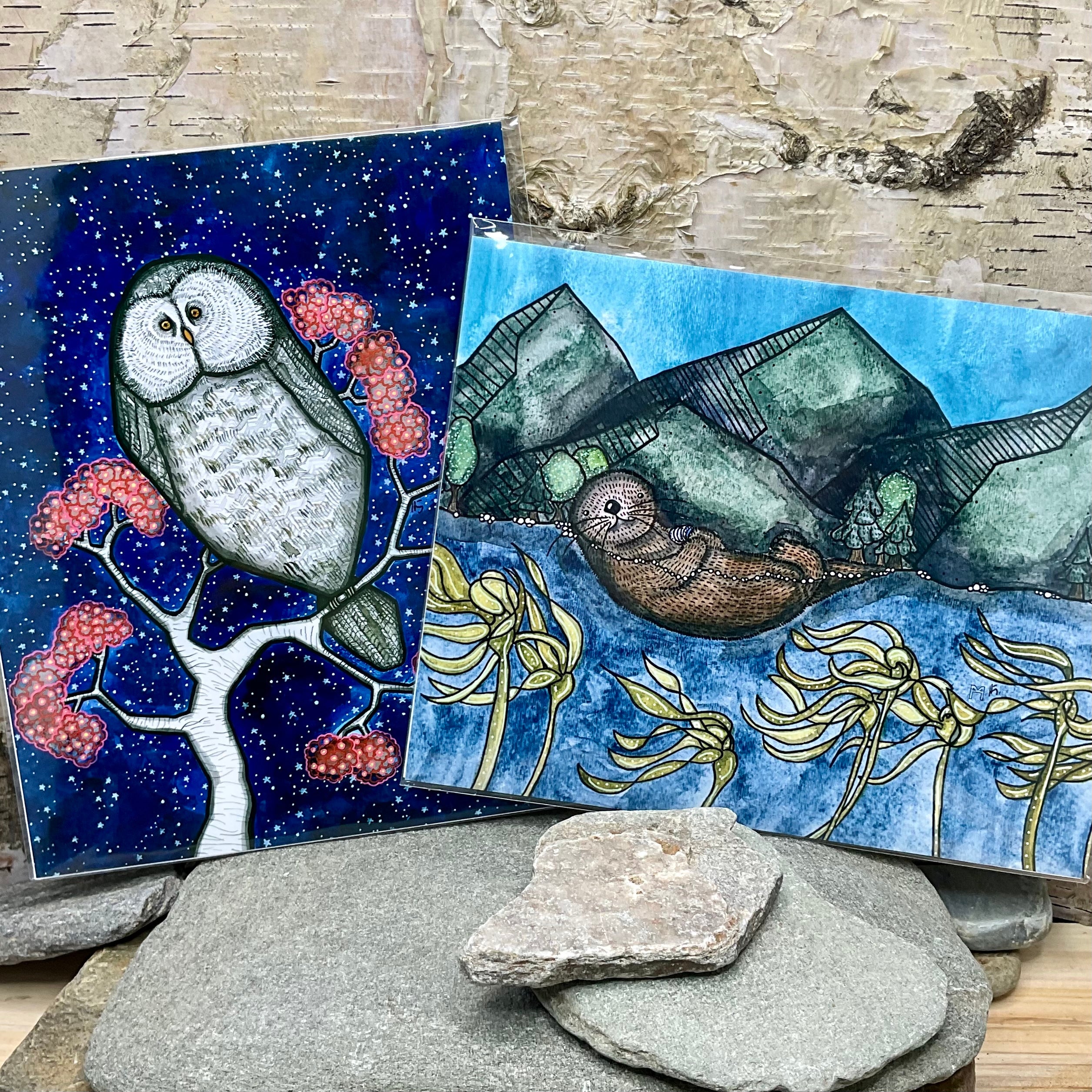 Hailey Morgan 8"x10" Print - Sea & Sky Critters | Northern Whimsy Studios